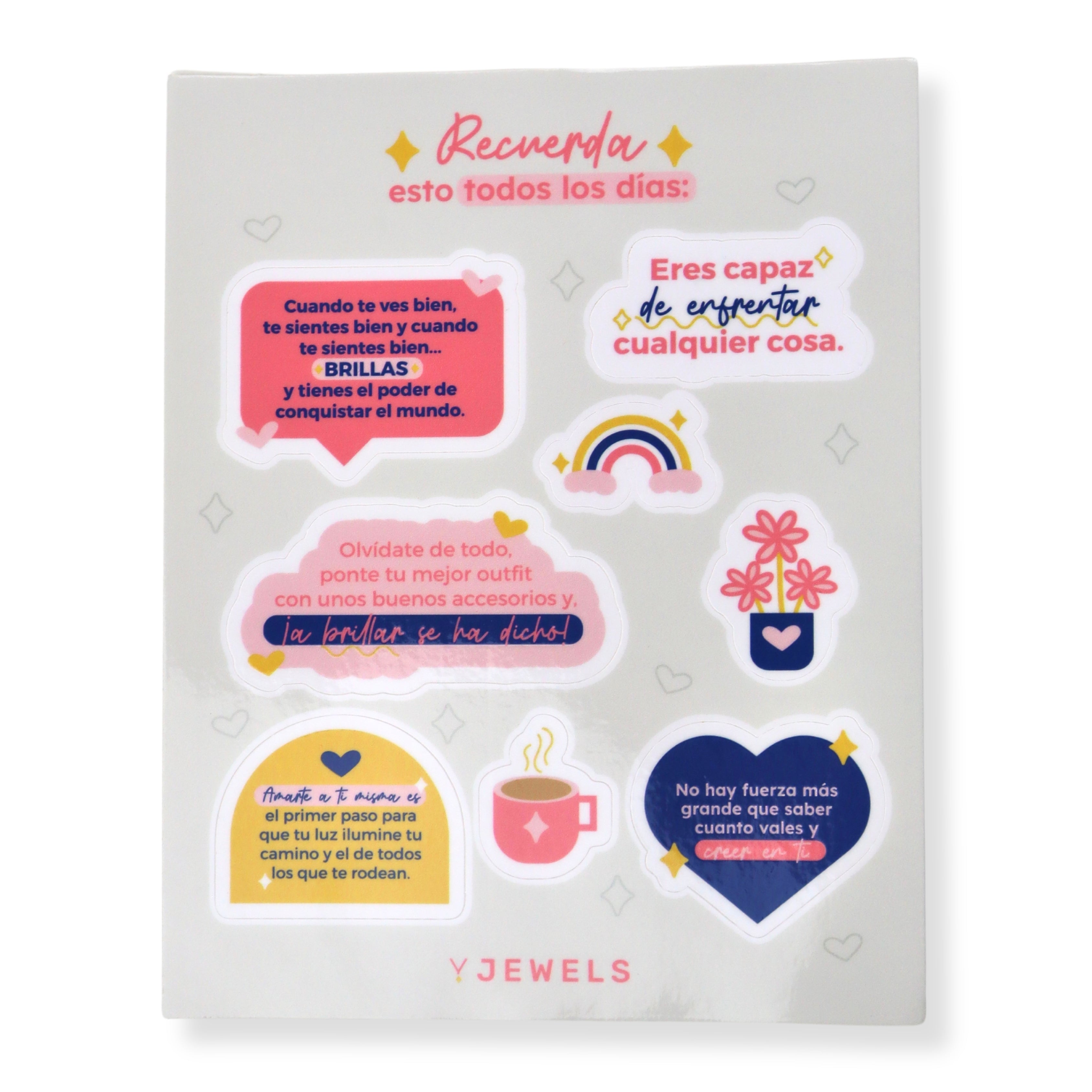 Hoja de stickers - Recordatorios diarios – Y Jewels LLC